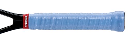 Tourna Mega Tac Extra Tacky Overgrip, 3 Grips per Pack, Blue