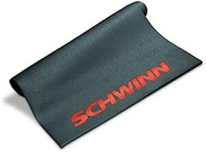 schwinn fitness equipment mat (48" x 36"), black