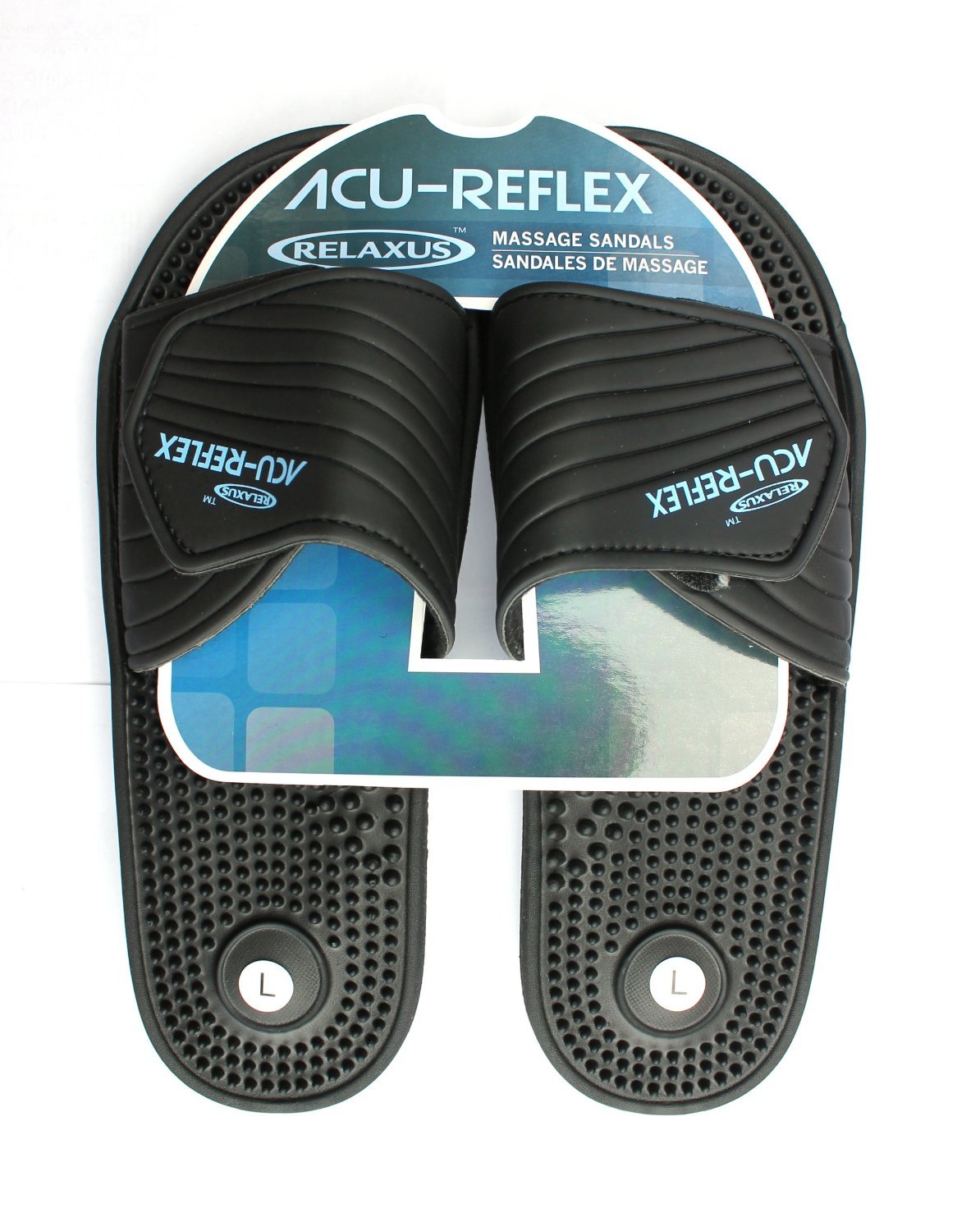 Relaxus Acu-Reflex Massage Sandals. 1 Pair. ReflexologySandals. Acu-Shiatsu Sandals (XL (Men 11-12))