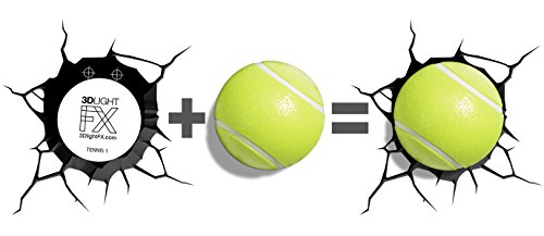 3DLightFX Sports Tennis Balls 3D Deco Light