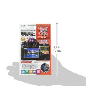 Kenko LCD Screen Protector for Canon EOS 70D - Clear - LCD-C-70D