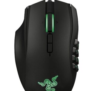 Razer RZ01-01050100-R3M1 Naga Left-Handed - Ergonomic MMO Gaming Mouse with 12 Programmable Thumb Buttons - 8,200 Adjustible DPI