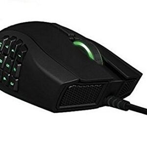 Razer RZ01-01050100-R3M1 Naga Left-Handed - Ergonomic MMO Gaming Mouse with 12 Programmable Thumb Buttons - 8,200 Adjustible DPI