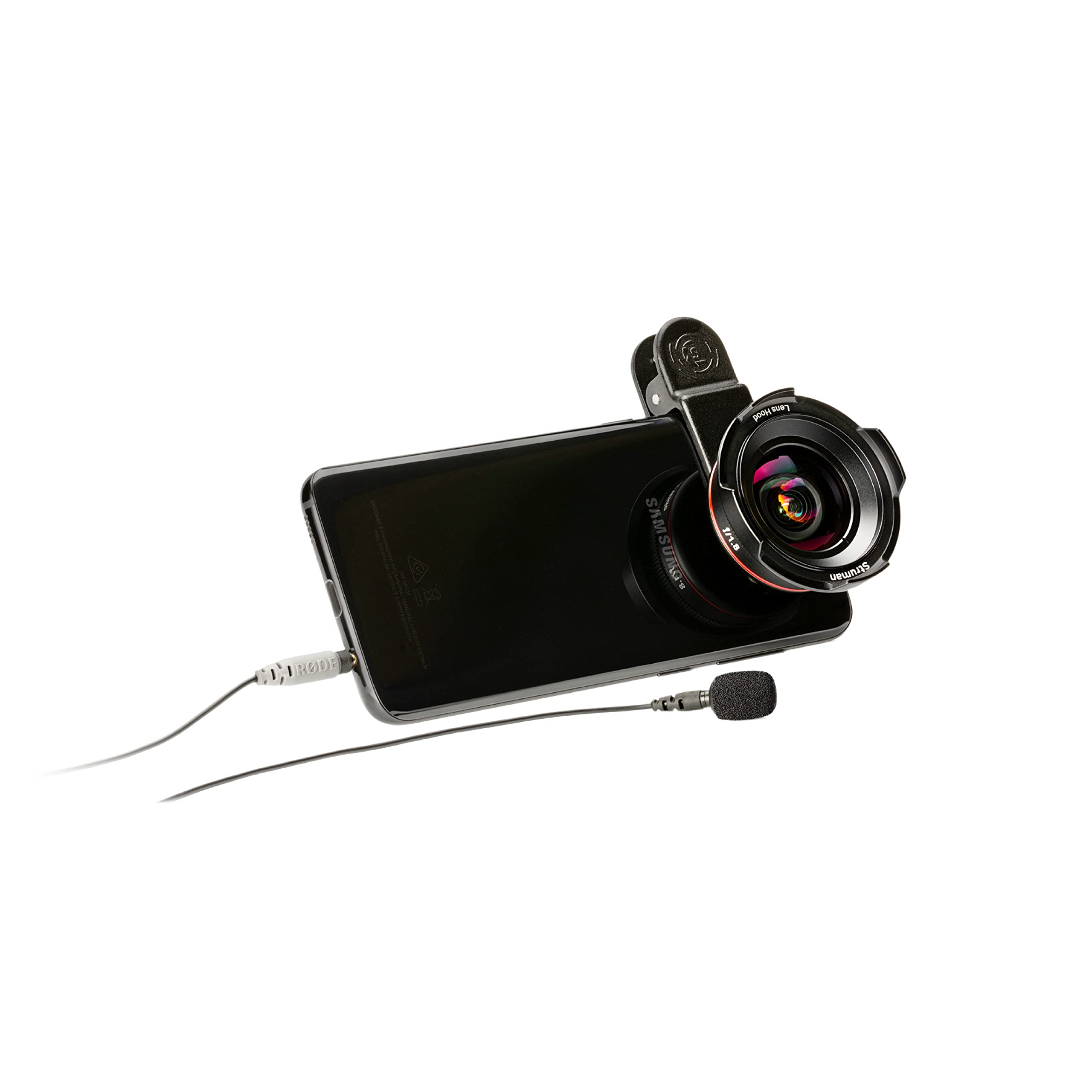 Rode SmartLav+ Lavalier Microphone for Smartphones,Black