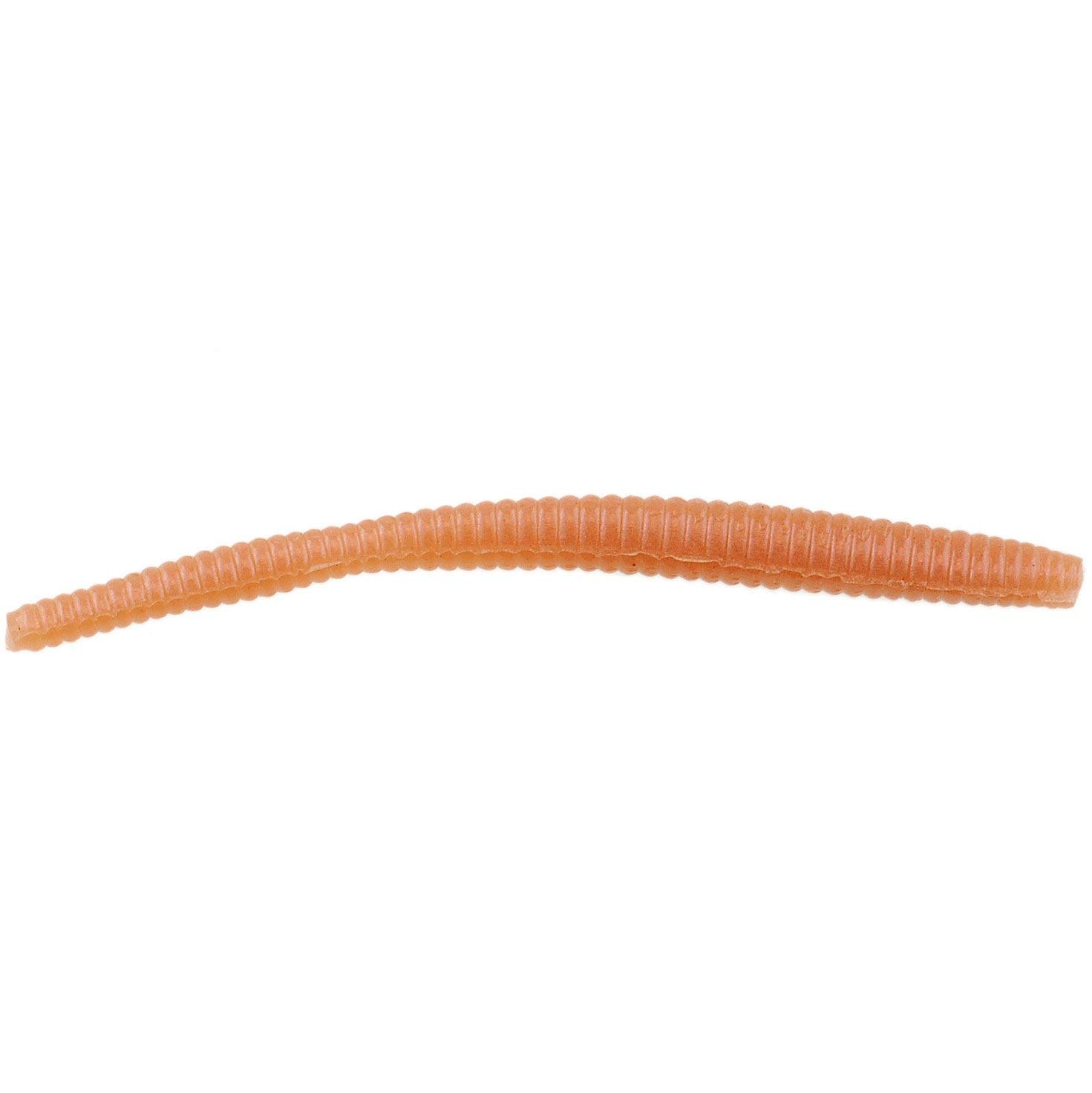 Berkley PowerBait Power Floating Trout Worm Fishing Bait, Natural, 3in | 8cm, Irresistible Scent & Flavor, Realistic Worm Profile, Ideal for Trout and More