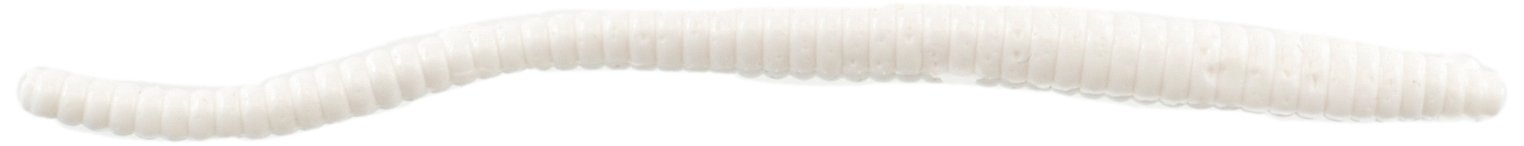 Berkley PowerBait Power Floating Trout Worm Fishing Bait, White, 3in | 8cm, Irresistible Scent & Flavor, Realistic Worm Profile, Ideal for Trout and More