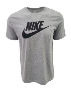 nike sportswear men's graphic t shirt (grey light 01, x-large)