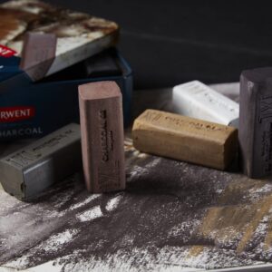 Derwent XL Charcoal Blocks Sanguine Each