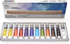 cotman watercolor paints 8ml 12/pkg-assorted colors