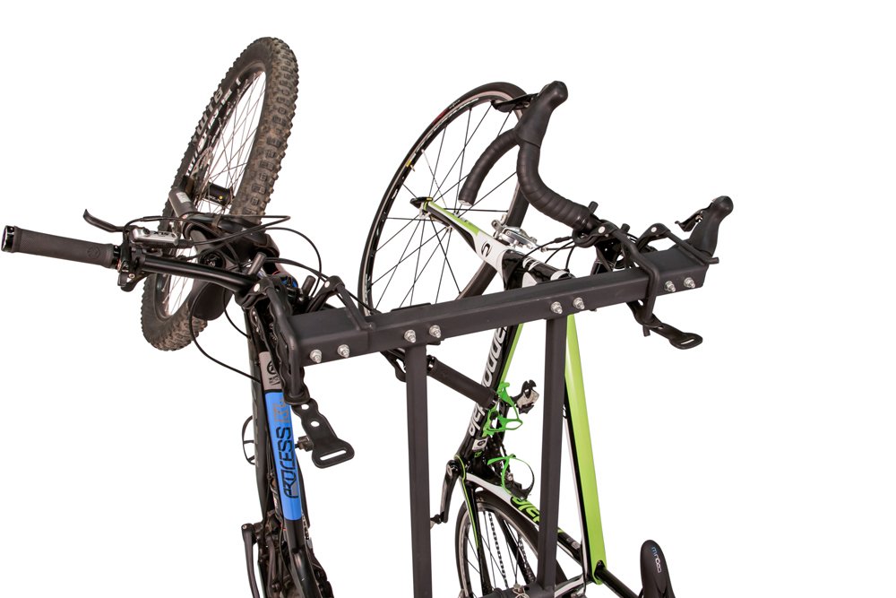 Softride Hang2, 2-Bike Hitch Mounted Rack for 2" and 1.25”, Swings Down with Bicycles Loaded, Allows Trunk, Hatch, or Tailgate Access. Cars, SUVs, Vans, or Trucks (27041)