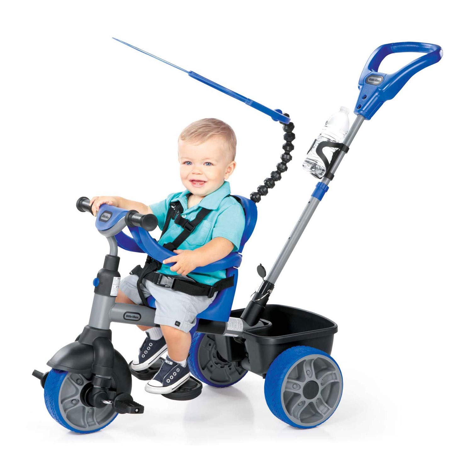 Little Tikes 4-in-1 Ride On, Blue, Basic Edition