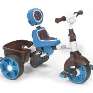 Little Tikes 4-in-1 Trike Ride On, Blue/White, Sports Edition