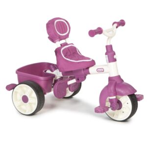 Little Tikes 4-in-1 Trike Ride On, Pink/Purple, Sports Edition , Red