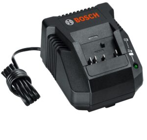 bosch bc660 18-volt lithium-ion battery charger, black, 12.50 inch x 9.40 inch x 3.40 inch