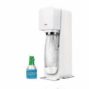 sodastream source sparkling water maker starter kit, white