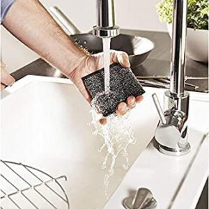 Vileda Glitzi Power INOX Steel Sponge for Stubborn Dirt, 2 Pieces