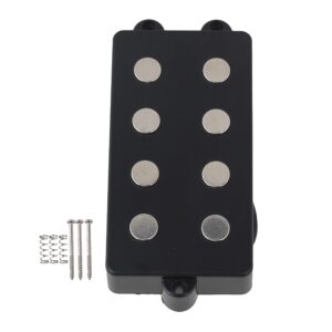 bqlzr noiseless good balance 4 string bass pickup with 4 color-coded conductors,respond well to both tonal and volume input