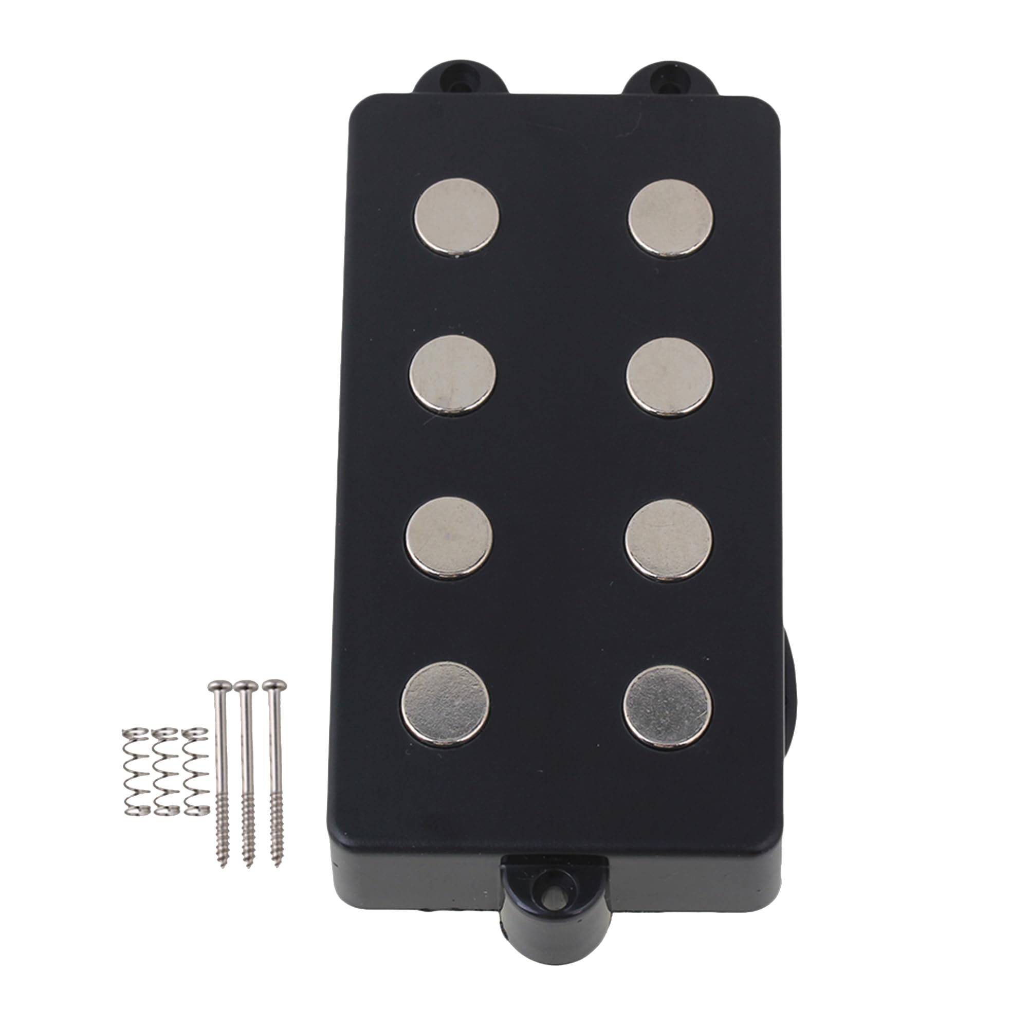 BQLZR Noiseless Good Balance 4 String Bass Pickup with 4 Color-Coded Conductors,Respond Well to Both Tonal and Volume Input