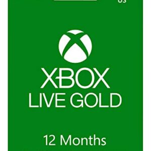 Microsoft Xbox LIVE 12 Month Gold Membership (Physical Card)