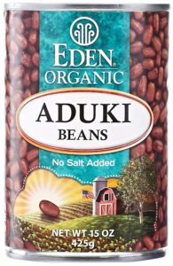 eden foods organic aduki beans - case of 12 - 15 oz.