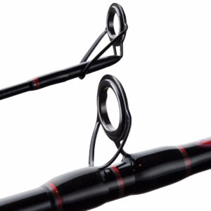 PENN Rampage Jig 6’6” Nearshore/Offshore Spinning Rod; 1-Piece Fishing Rod, 30-80lb Line Rating, Medium Rod Power, Moderate Fast Action, 2-5 oz. Lure Rating