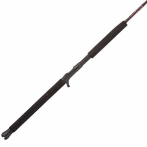 PENN Rampage Jig 6’6” Nearshore/Offshore Spinning Rod; 1-Piece Fishing Rod, 30-80lb Line Rating, Medium Rod Power, Moderate Fast Action, 2-5 oz. Lure Rating