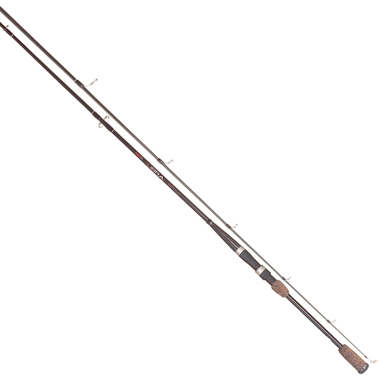 TICA SMHA70L2 Trout, Bass, and Walleye Spinning Fishing Rod (2-piece), Brown, 7-Feet/Light