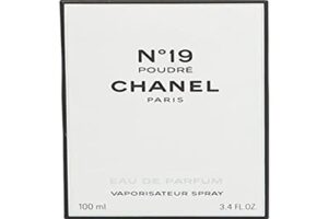 chanel 19 poudre by chanel eau de parfum spray 3.4 oz / 100 ml (women)