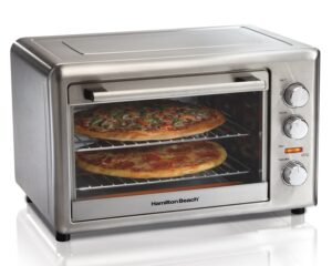 hamilton beach 31103a countertop oven with convection and rotisserie, metallic (discontinued)