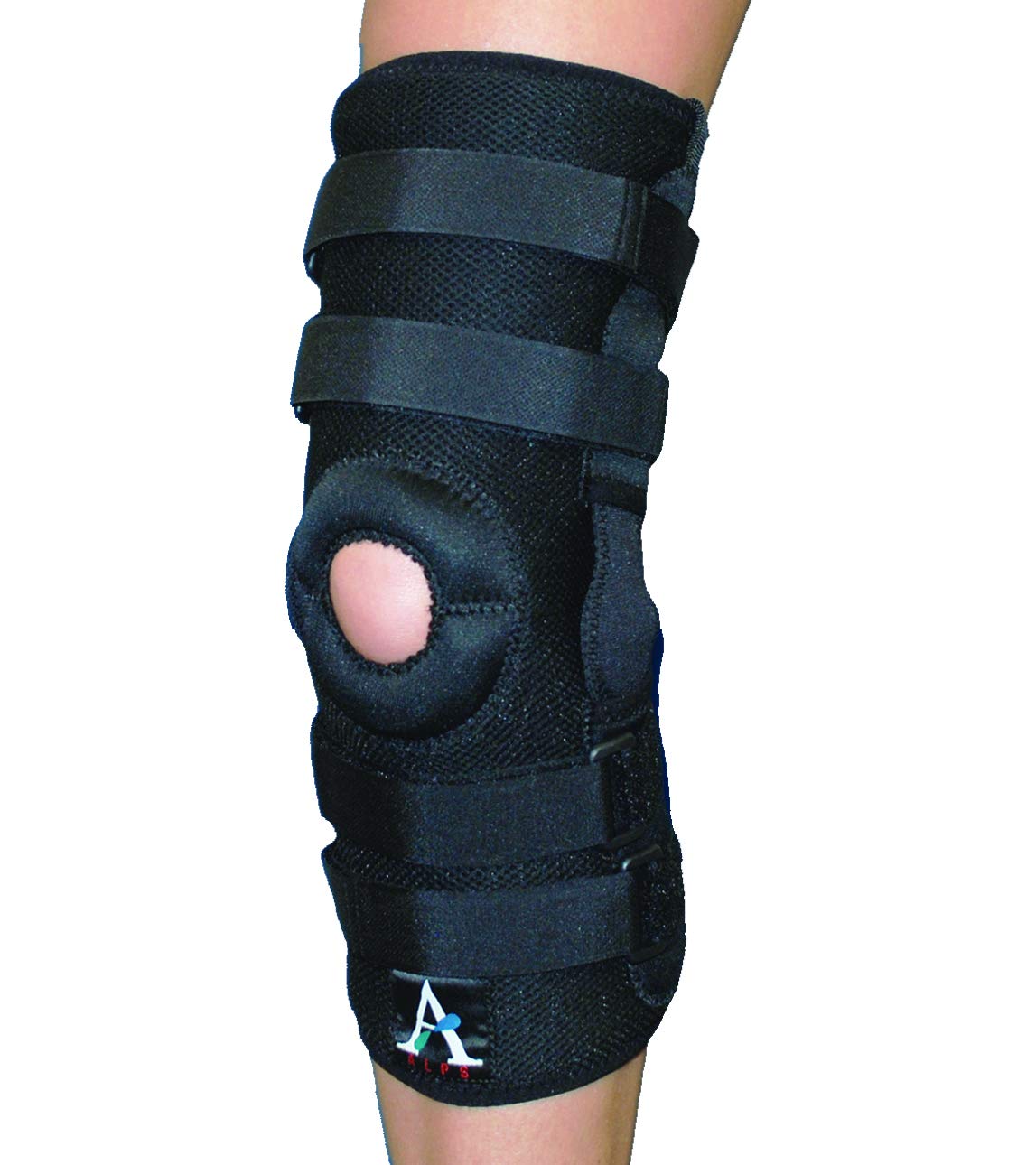 ALPS Coolfit Extended Knee Brace, Prevent or Reduce Severity of Knee Injury, Soft and Breathable, Pull On with Adjustable Hinges, Small Size