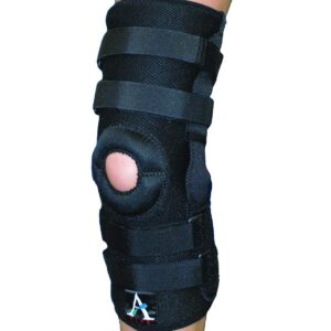 ALPS Coolfit Extended Knee Brace, Prevent or Reduce Severity of Knee Injury, Soft and Breathable, Pull On with Adjustable Hinges, XX-Large Size