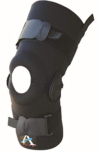 ALPS Knee Brace, Prevent or Reduce Severity of Knee Injury, Soft and Breathable, Adjustable Hinges, Pull-On with Reinforced Seams, Small Size