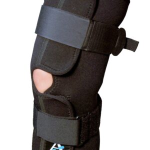 ALPS Knee Brace, Prevent or Reduce Severity of Knee Injury, Soft and Breathable, Wrap-Around with Reinforced Seams, Small Size