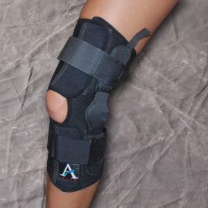 ALPS Coolfit Knee Brace, Prevent or Reduce Severity of Knee Injury, Soft and Breathable, Wrap Around with Adjustable Hinges, XXX-Large Size