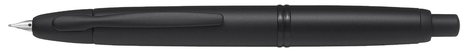 Pilot Vanishing Point Collection Refillable & Retractable Fountain Pen, Matte Black Barrel, Blue Ink, Extra Fine Nib (60579)