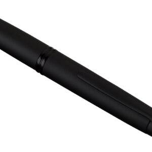 Pilot Vanishing Point Collection Refillable & Retractable Fountain Pen, Matte Black Barrel, Blue Ink, Extra Fine Nib (60579)