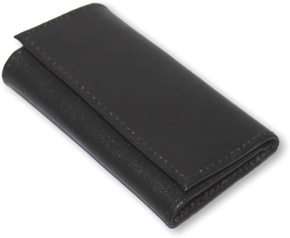 Ashford Ridge Unisex-Adult Leather Key Case Wallet 10cm x 6.2cm Brown