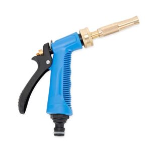 Trac Outdoors Portable Washdown Pump Kit - Self-Priming Marine-Grade Pump - Includes Everything Needed to Power-Spray, Just Add Water (69380), Blue