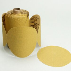 3M Stikit Paper Disc Roll 236U, P180 C-weight, 6 in x NH, Die 600Z