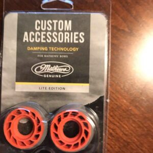 Mathews Damper Body Lite Orange 3/8 in. 2 pk.