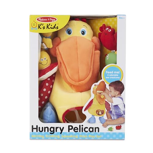 Melissa & Doug K's Kids Hungry Pelican Soft Baby Educational Toy