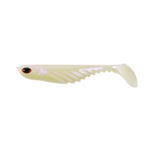 berkley powerbait ripple shad fishing bait, pearl white, 3in | 8cm, irresistible scent & flavor, realistic profile, unique swimming action, ideal for bass, walleye, pike and more