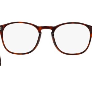 Persol PO3007V Square Prescription Eyewear Frames, Havana/Demo Lens, 50 mm