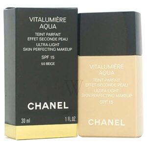 Chanel Vitalumiere Aqua Ultra Light Skin Perfecting M/U SPF15 - # 50 Beige 30ml/1oz