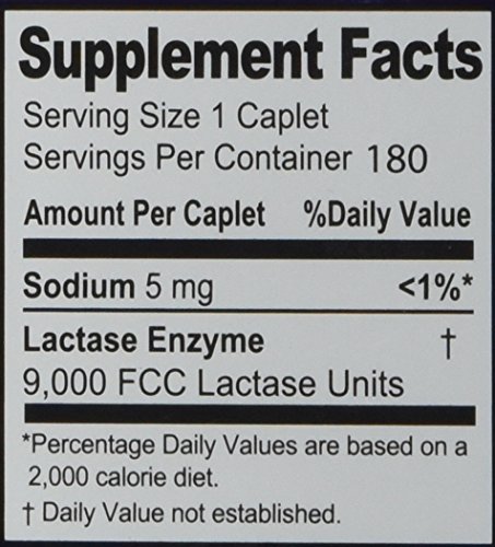 Kirkland Signature Fast Acting Lactase, (2 Pack), 360 Ct Caplets