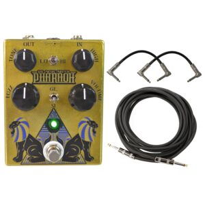 Black Arts Toneworks Pharaoh Fuzz Pedal (Gold) w/ 3 Cables