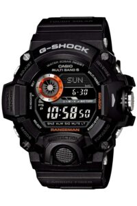 casio men's gw-9400bj-1jf g-shock master of g rangeman digital solar black carbon fiber insert watch