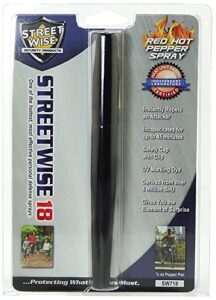 streetwise security products lab certified streetwise 18 pepper spray, 1/2-ounce, black pen