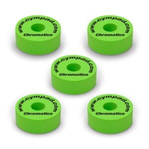 cympad chromatics foam cymbal washer set 40/15mm green