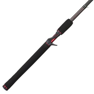 ugly stik 6’6” gx2 casting rod, one piece casting rod, 8-20lb line rating, medium rod power, moderate fast action, 1/4-5/8 oz. lure rating